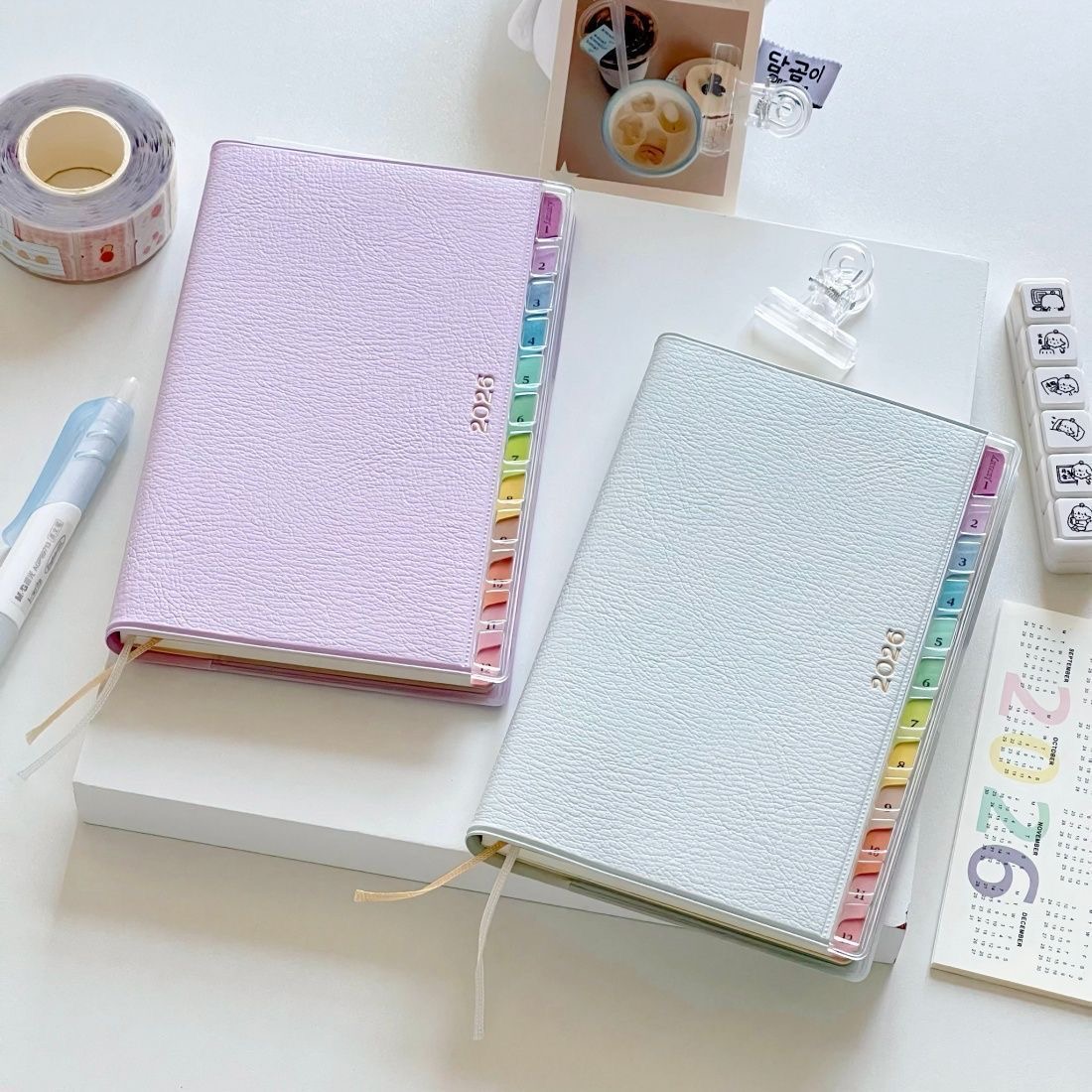 365 Planner Stationery Notebook A6 Hardcover Monthly Daily Journals ...
