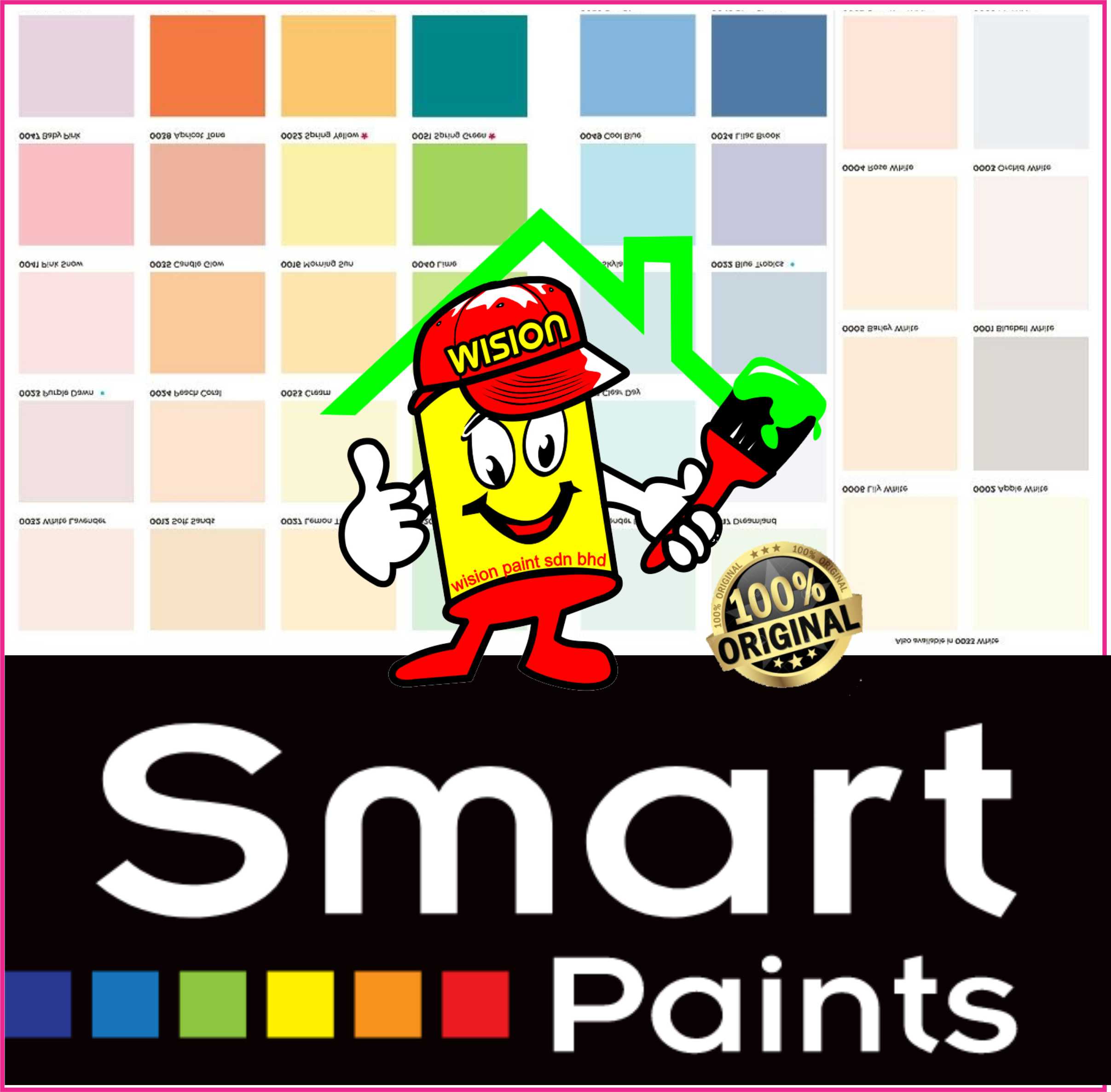 ( 7 LITER ) SMART PAINT ( ECO-PAINTER ) INTERIOR EMULSION PAINT / CAT ...