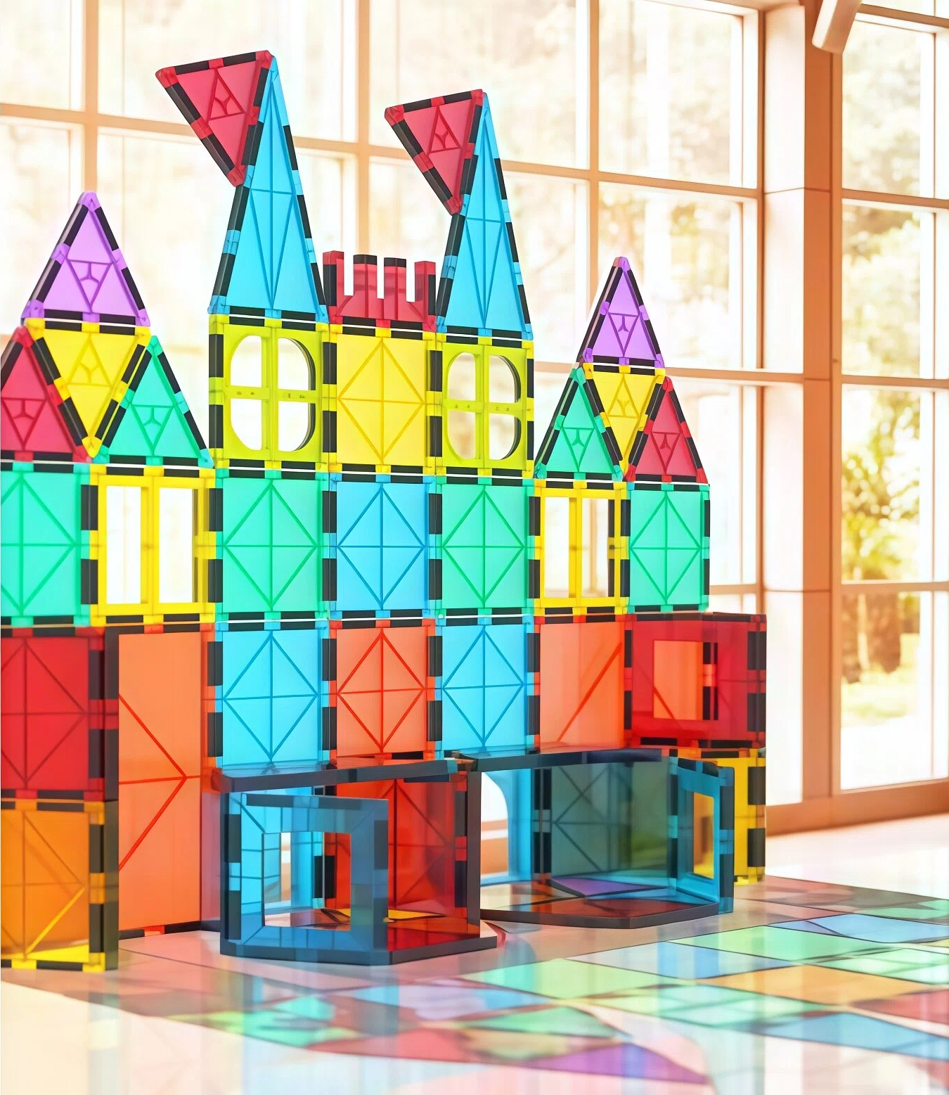 NIKO Magnetic Building Blocks Magnetic Tiles Early Educational Toys ...