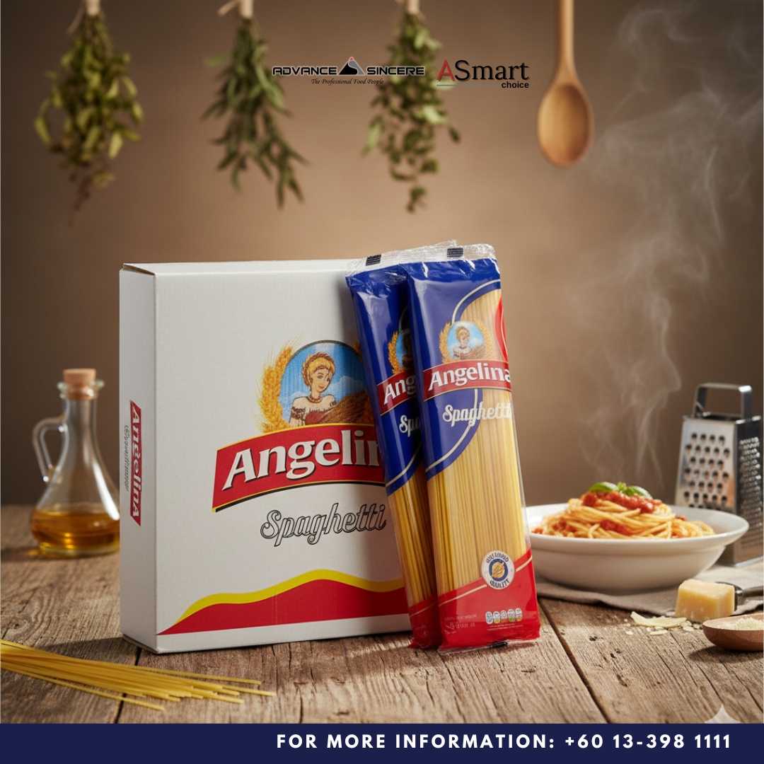 Angelina Spaghetti (400gm × 20 Packs @ 1 Carton) – Advance Sincere ...