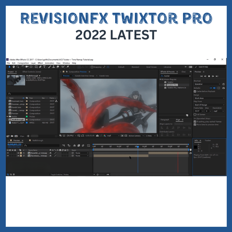RevisionFX Twixtor Pro Plugin for After Effects & Premiere Pro 2026 ...