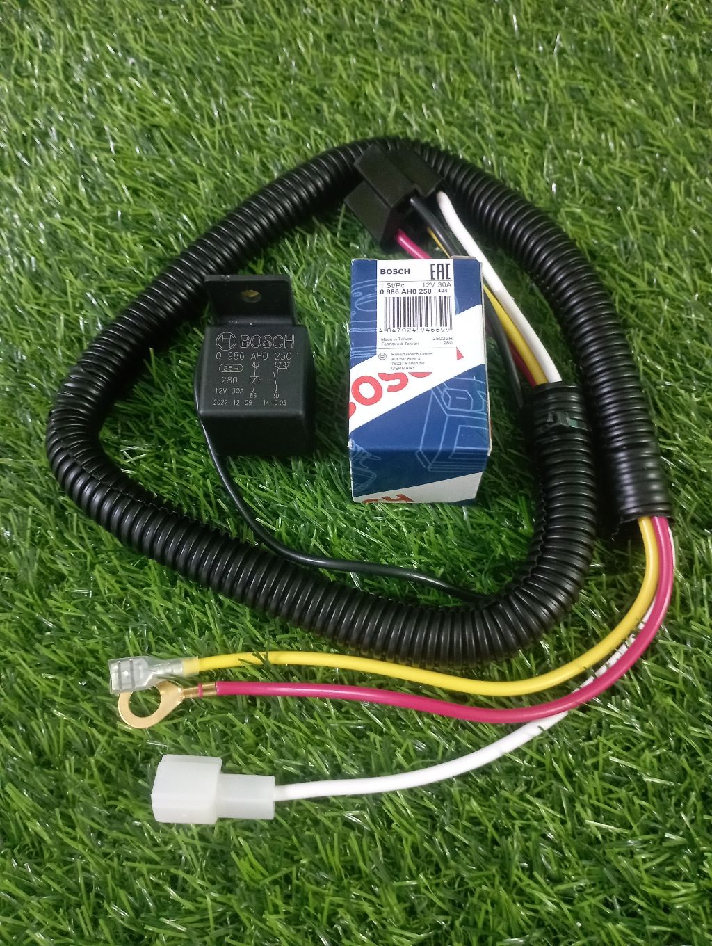 STARTER WIRE KIT WITH RELAY BOSCH 12V PROTON SAGA 12V, WIRA, WAJA, GEN ...