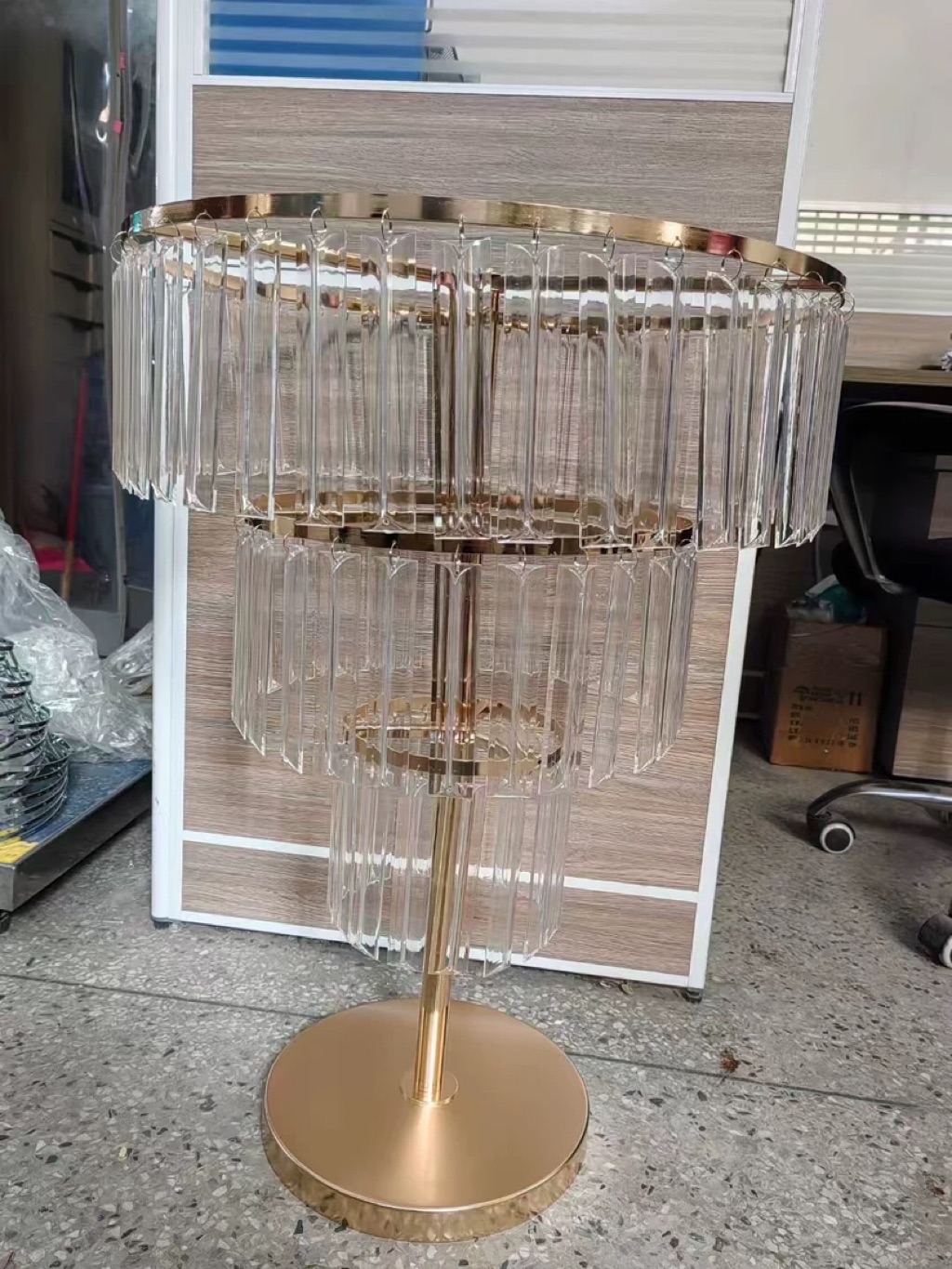 🇲🇾Acrylic Crystal Flower Stand Decor Table Decor Wedding Porps | Shopee ...