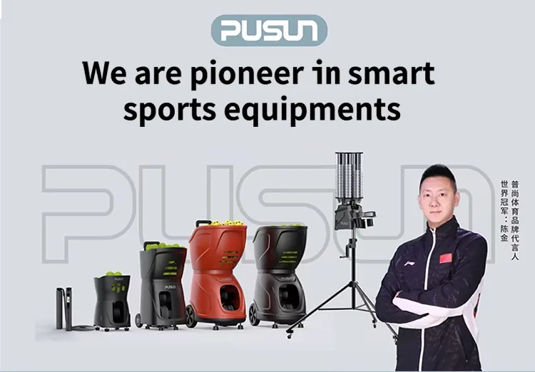 PUSUN Pickleball ball Machine PP-mini pro Automatic Electronics Serving ...