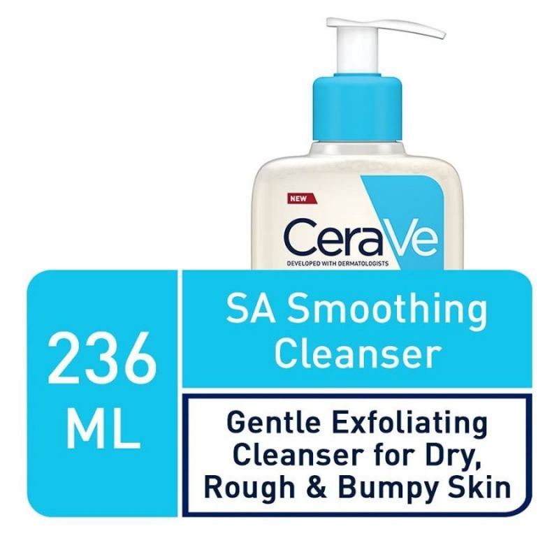 CeraVe SA Smoothing Cleanser (Gentle Exfoliation & Barrier Repair for ...