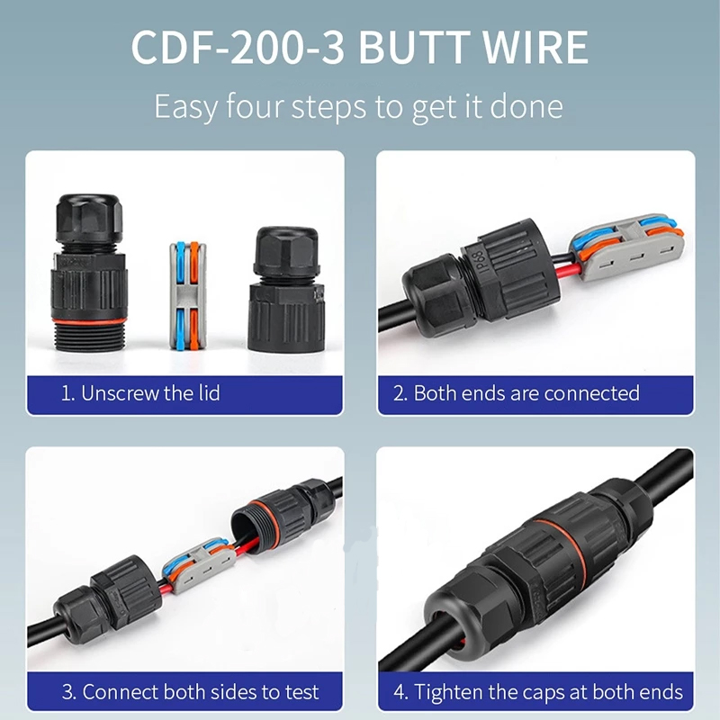 TOLUS Cable Connector Cable Extender Junction Adapter Connection Box ...