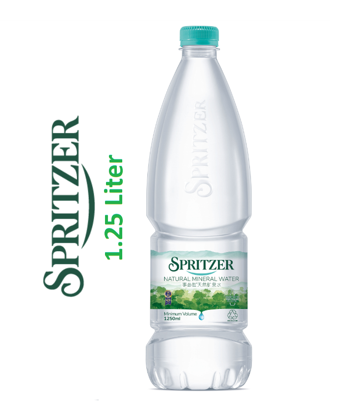 Spritzer Natural Mineral Water Bottle 12 x 1.25 Liter | Shopee Malaysia