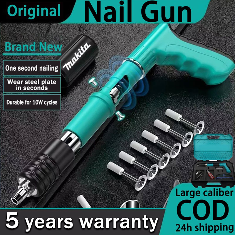 Makita Nail Gun Manual Steel Rivet Guns Tufted Nail Guns Concrete Wall ...
