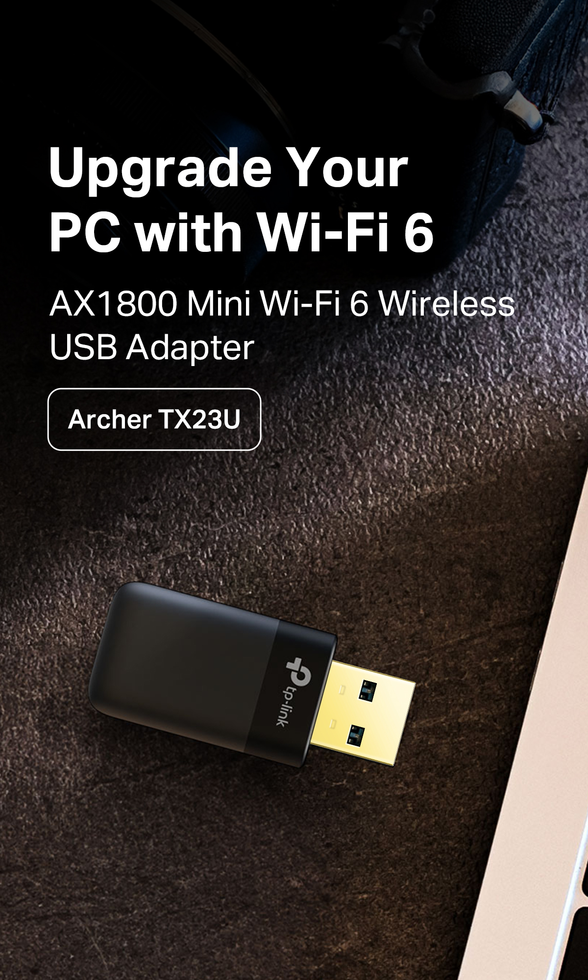 TP-Link Archer TX23U AX1800 Mini Wifi 6 Wireless USB Adapter | Shopee ...