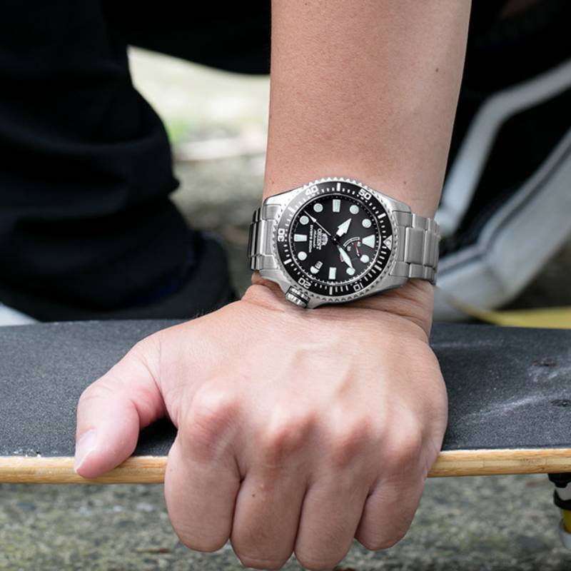 ORIENT RA-EL0001B TRITON DIVER MECHANICAL SPORTS 40N5A 43.4MM STAINLESS ...