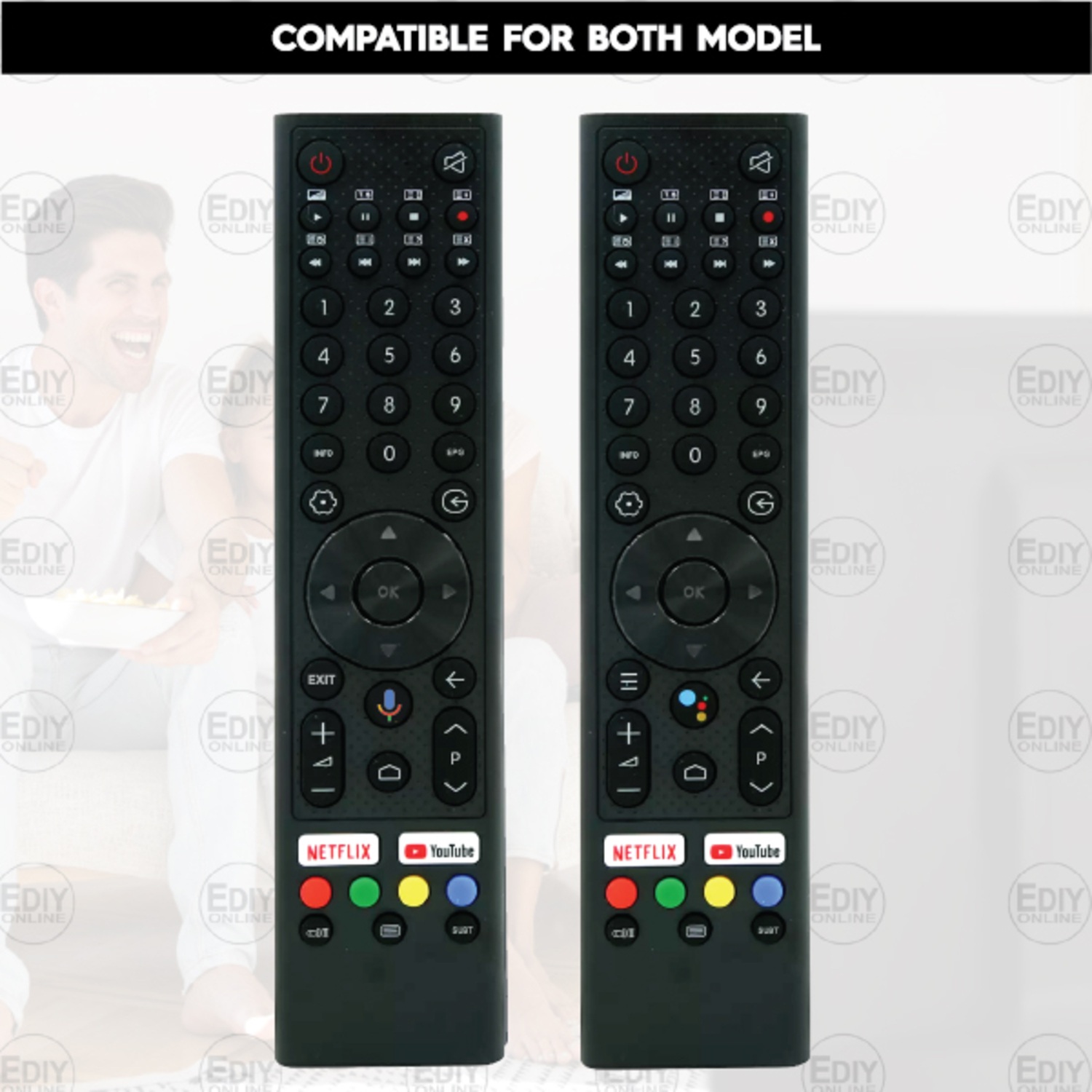 【𝐅𝐑𝐄𝐄 𝐁𝐀𝐓𝐓𝐄𝐑𝐘 𝐀𝐀𝐀𝐗𝟐】Replacement Remote Control For CAIXUN Sansui ...