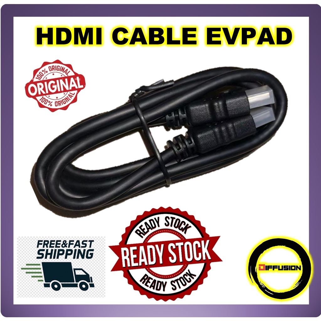 Original EVPAD / EPLAY Adaptor Power Plug Adapter / AC CABLE / HDMI ...