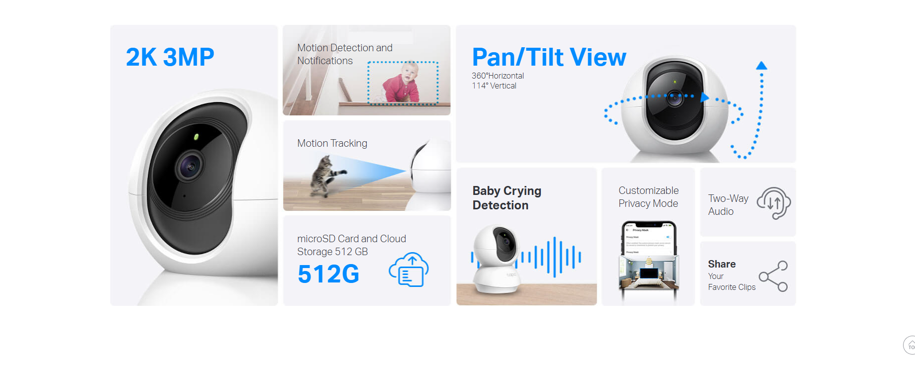 Tp-Link Tapo TC71 3MP Pan/Tilt Home Security Wi-Fi Camera | Shopee Malaysia