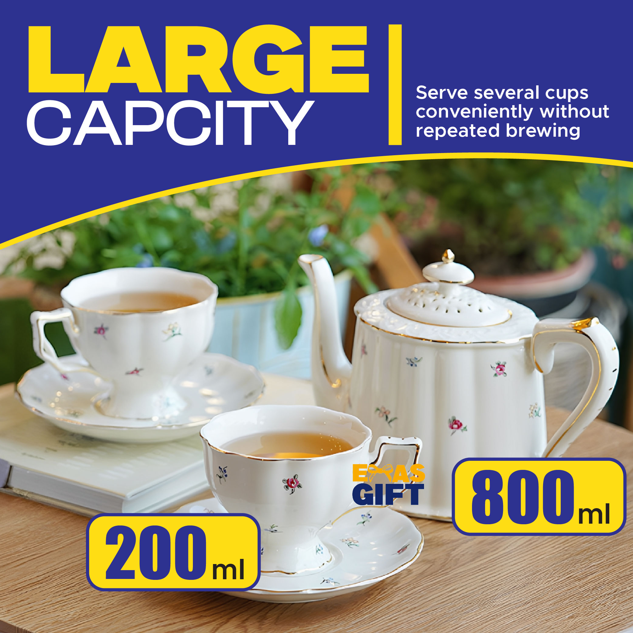 Retro Coffee Cup Set European Cup And Saucer Ceramic British Gold ...