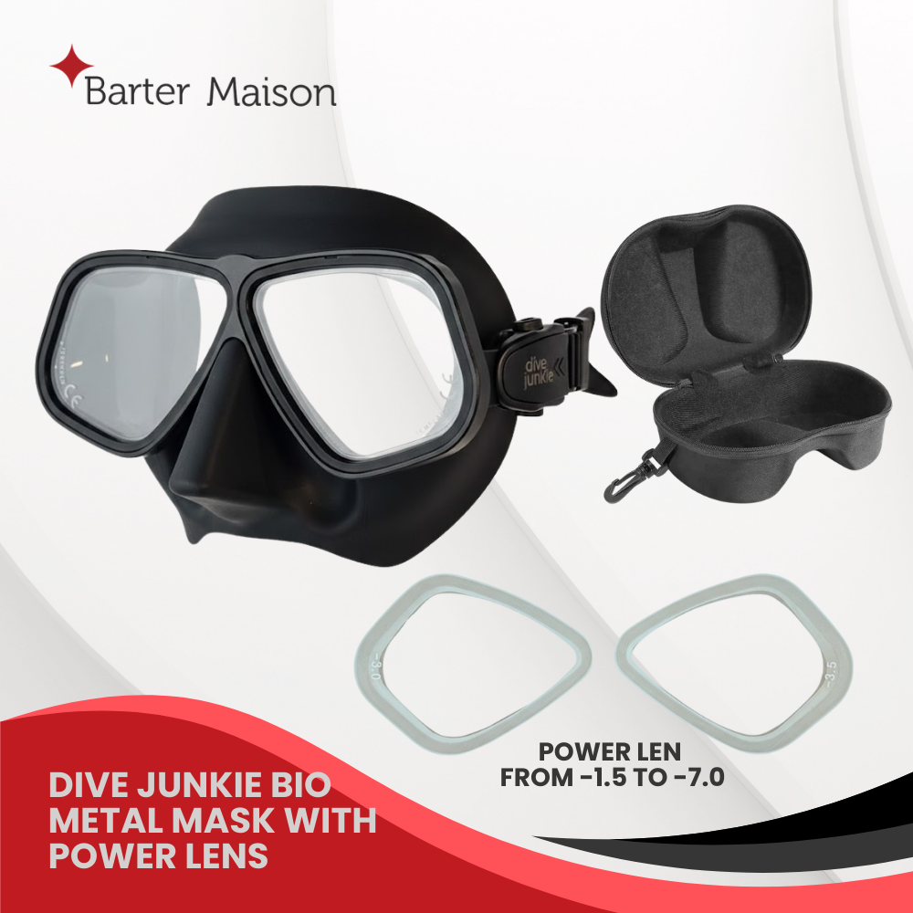 Dive Junkie Bio Metal Power Lens Mask Myopia Lens Mask Prescription ...