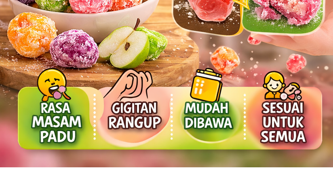 [6.6 SUPER SALES!] SOUR CRUNCH POPS Halal Sour Candy Freeze Dried ...