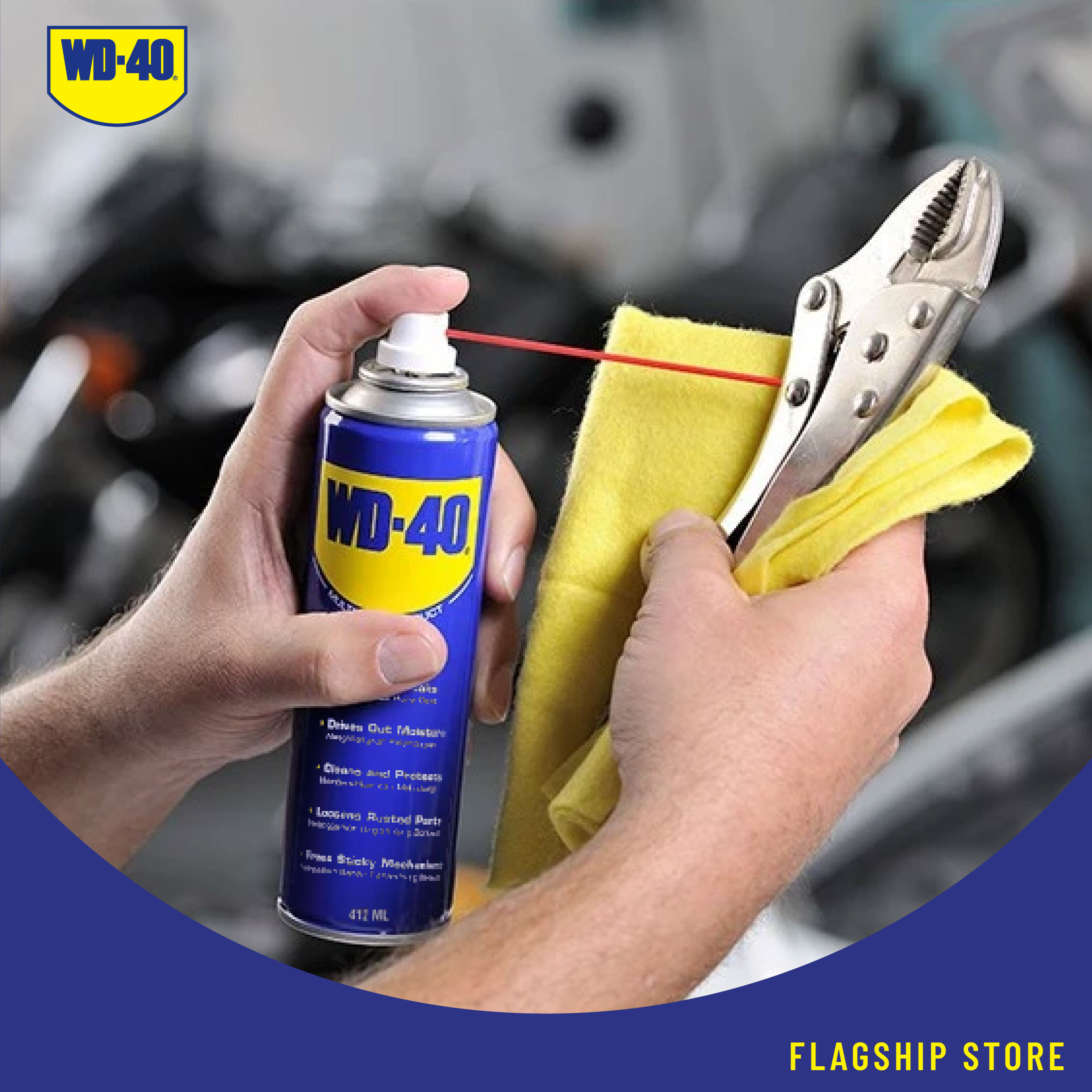 WD-40 Multi-Use Product Multi-Purpose Lubricant Twin Pack 277ml ...
