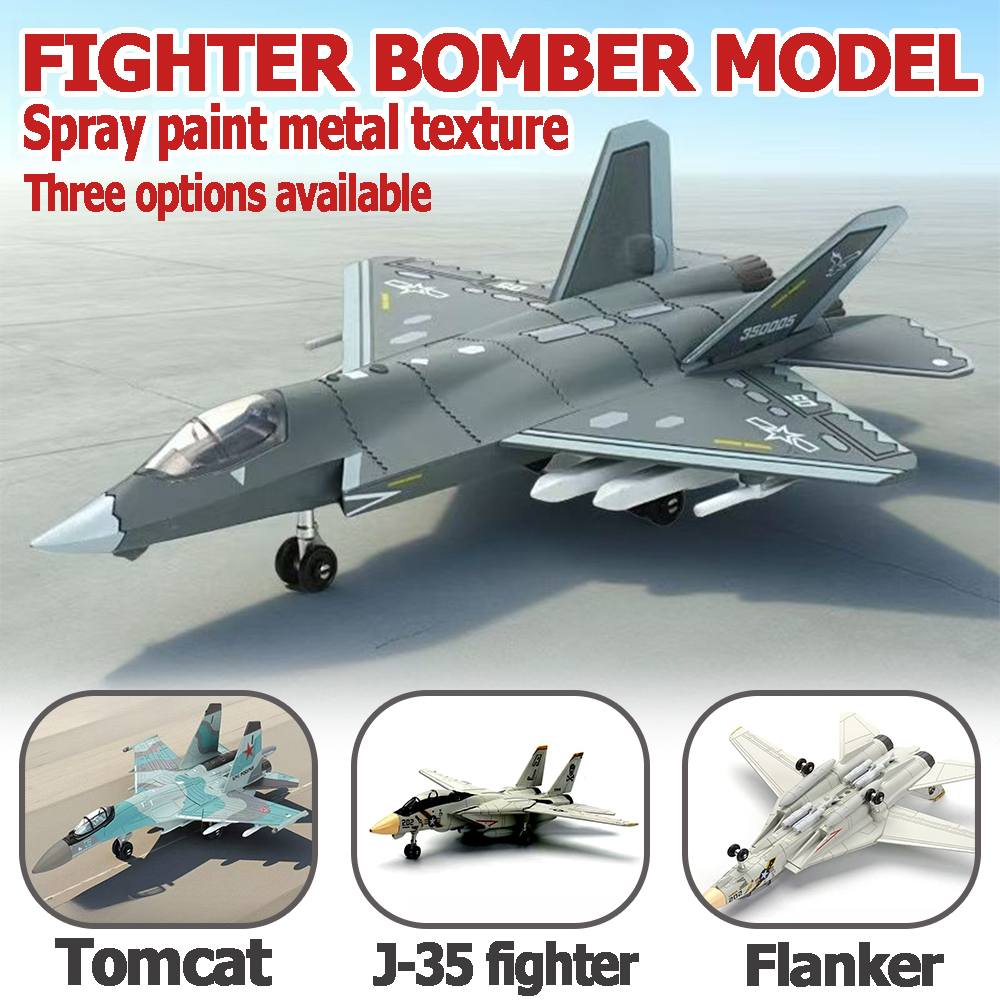 1: 72 F22 B2 F14 Tomcat Fighter F35 SU35 SU57 Military Aircraft Model ...