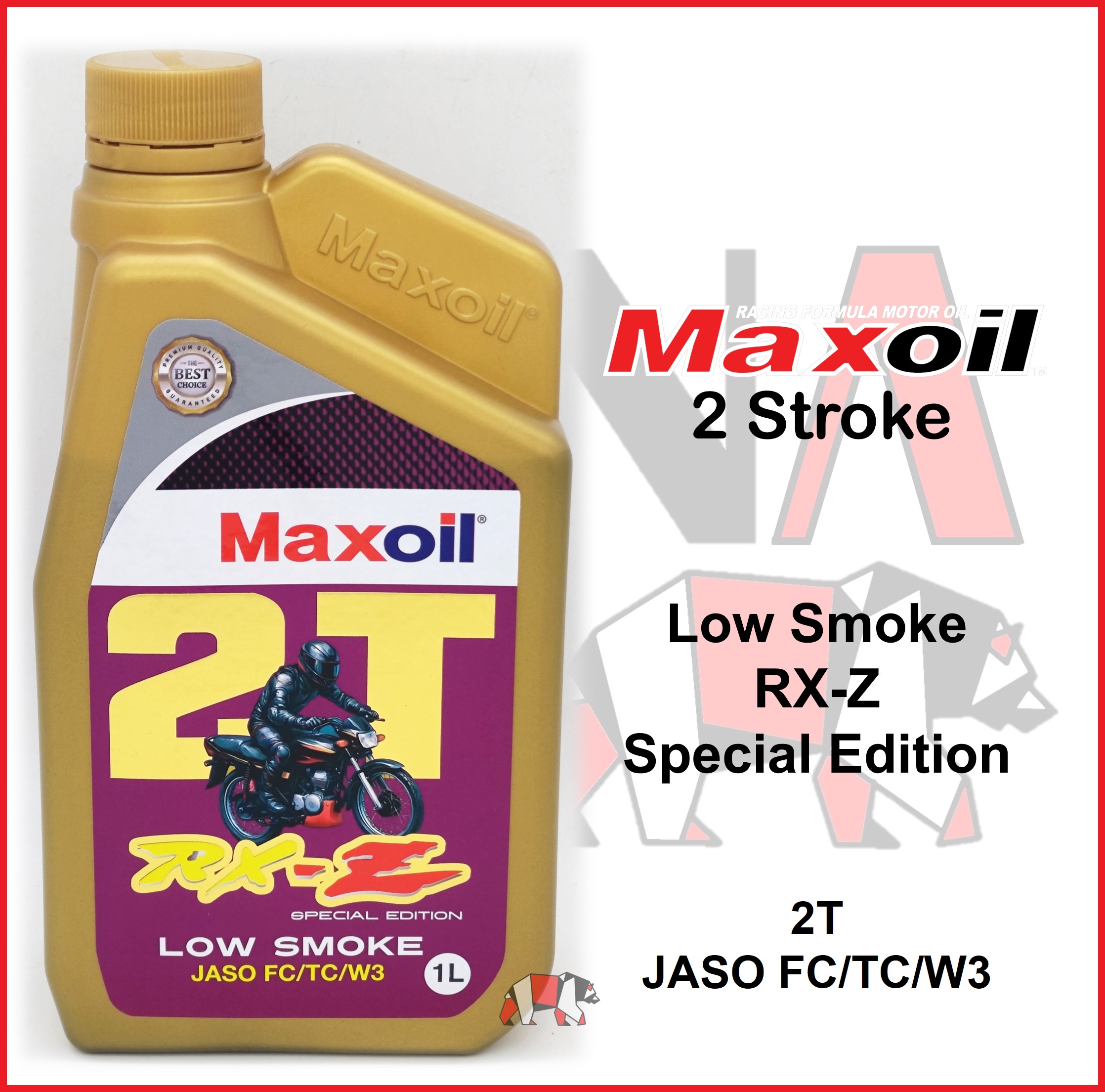 MAXOIL Motorcycle Oil 2T (1 Litre) Racing Formula Motor Oil Two Stroke ...