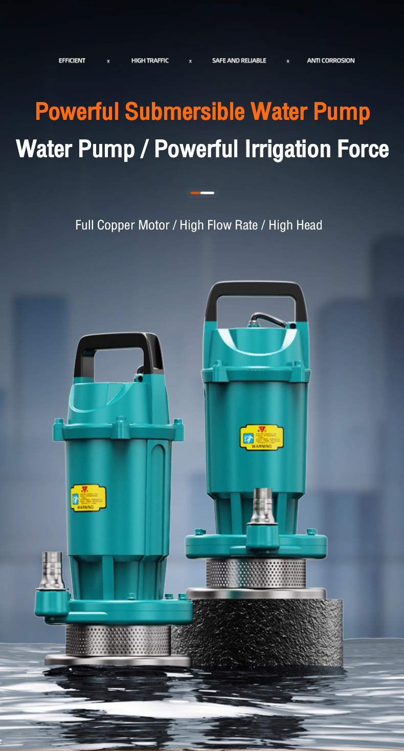 Automatic Submersible Pump 220V/1000W Stainless Steel Submersible high ...