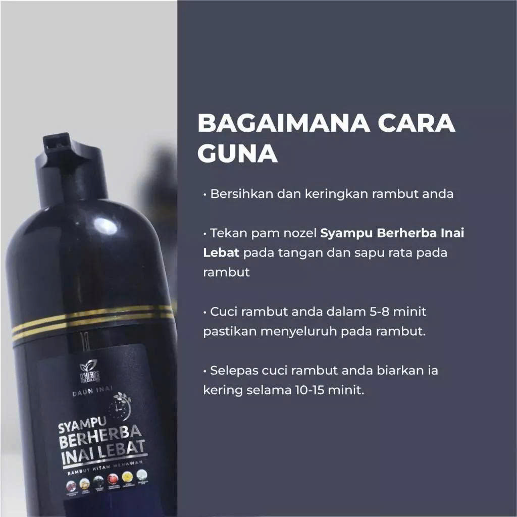 DHERBS Shampoo Inai Rambut Halal Sah Solat By Aliff Syukri Terlajak ...
