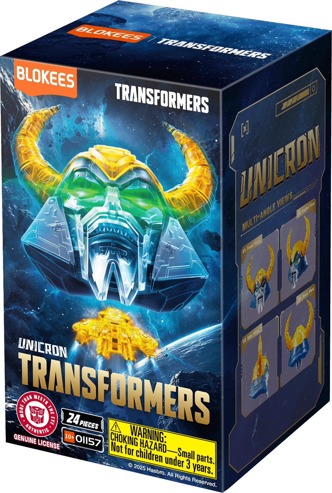 BLOKEES Figures Ark Storage Box Transformers Unicron Transparent ...