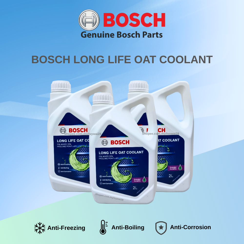 BOSCH Long Life OAT Coolant 2 Liters | Shopee Malaysia