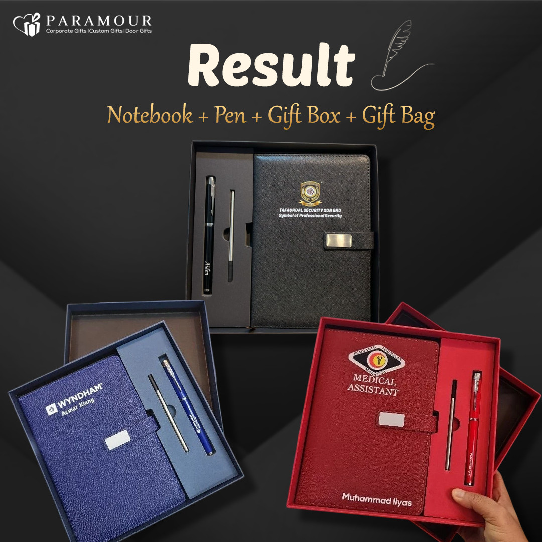 *Fast Ship* Custom Print Set Notebook Berkotak | Pakej Kotak, Notebook ...