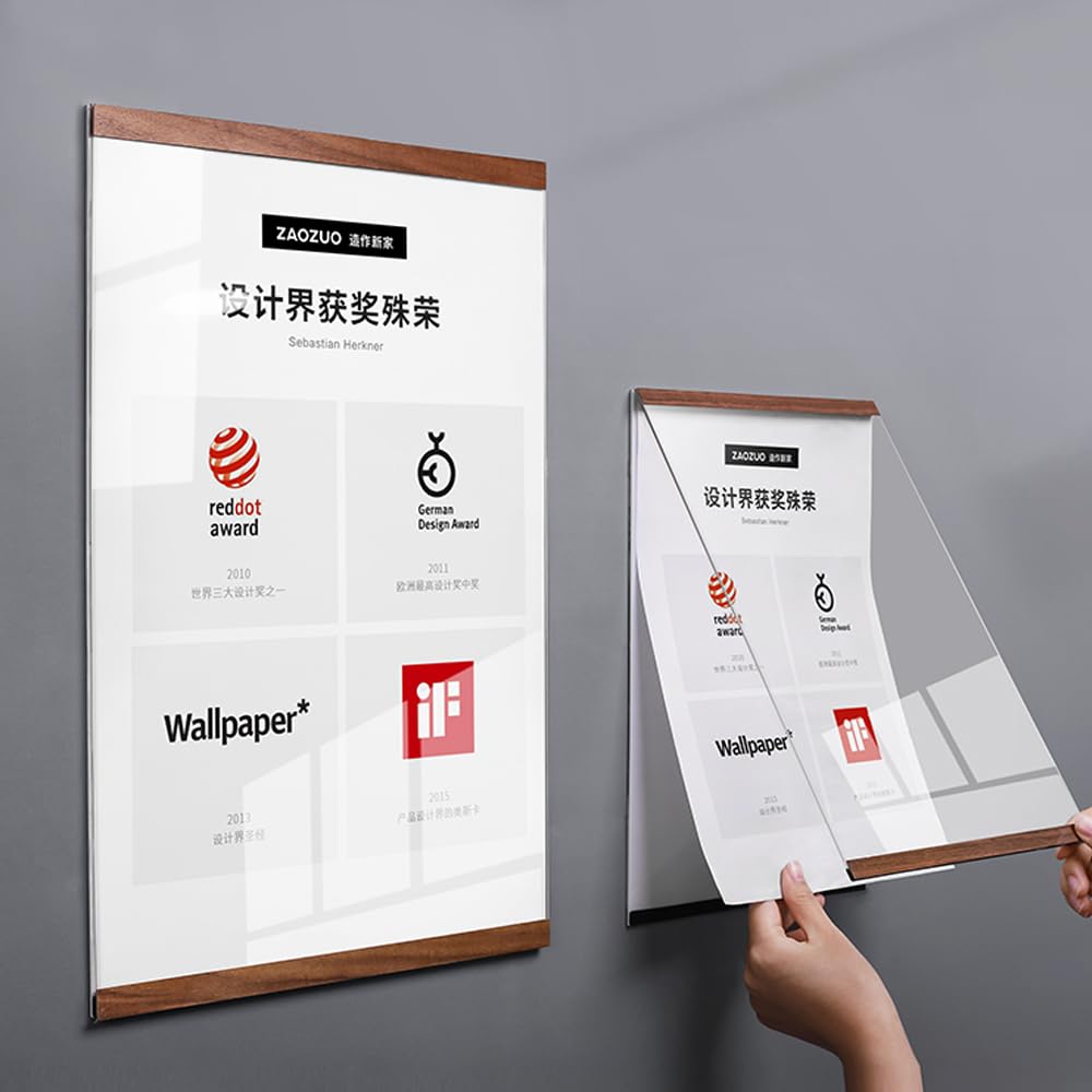 Self-Adhesive Magnetic Board A4 - Papan Paparan Akrilik untuk Sijil ...