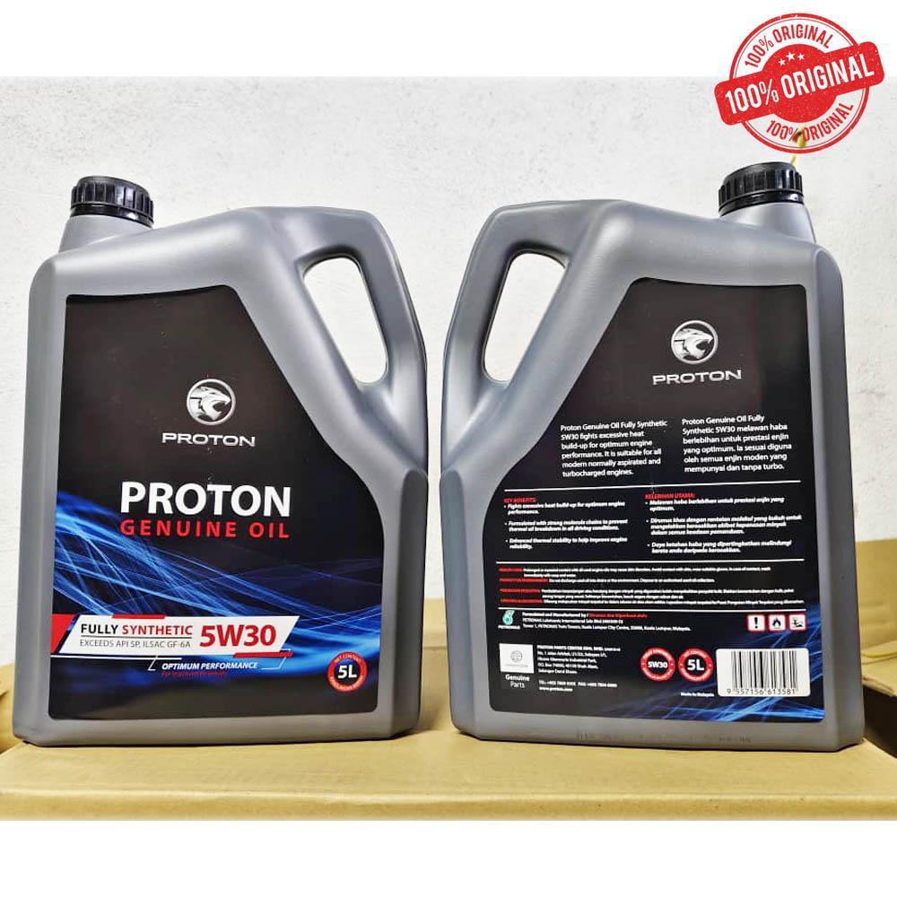 ORIGINAL PROTON FULLY SYNTHETIC 5W30 ENGINE OIL FOR GEN 2, PERSONA ...