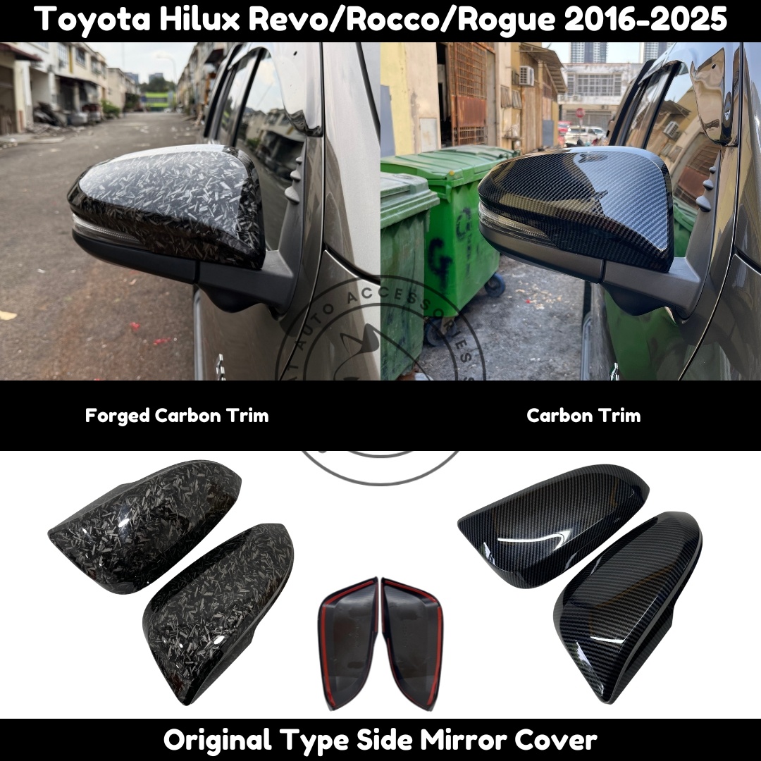 Toyota Hilux Revo/Rocco/Rogue 2016-2025 Forged Carbon Trim Interior ...