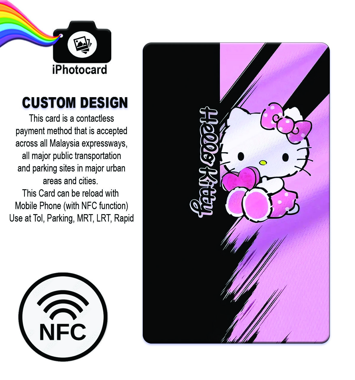 UV Printing Service Touch N Go Card /Membership Card - HELLO KITTY ...