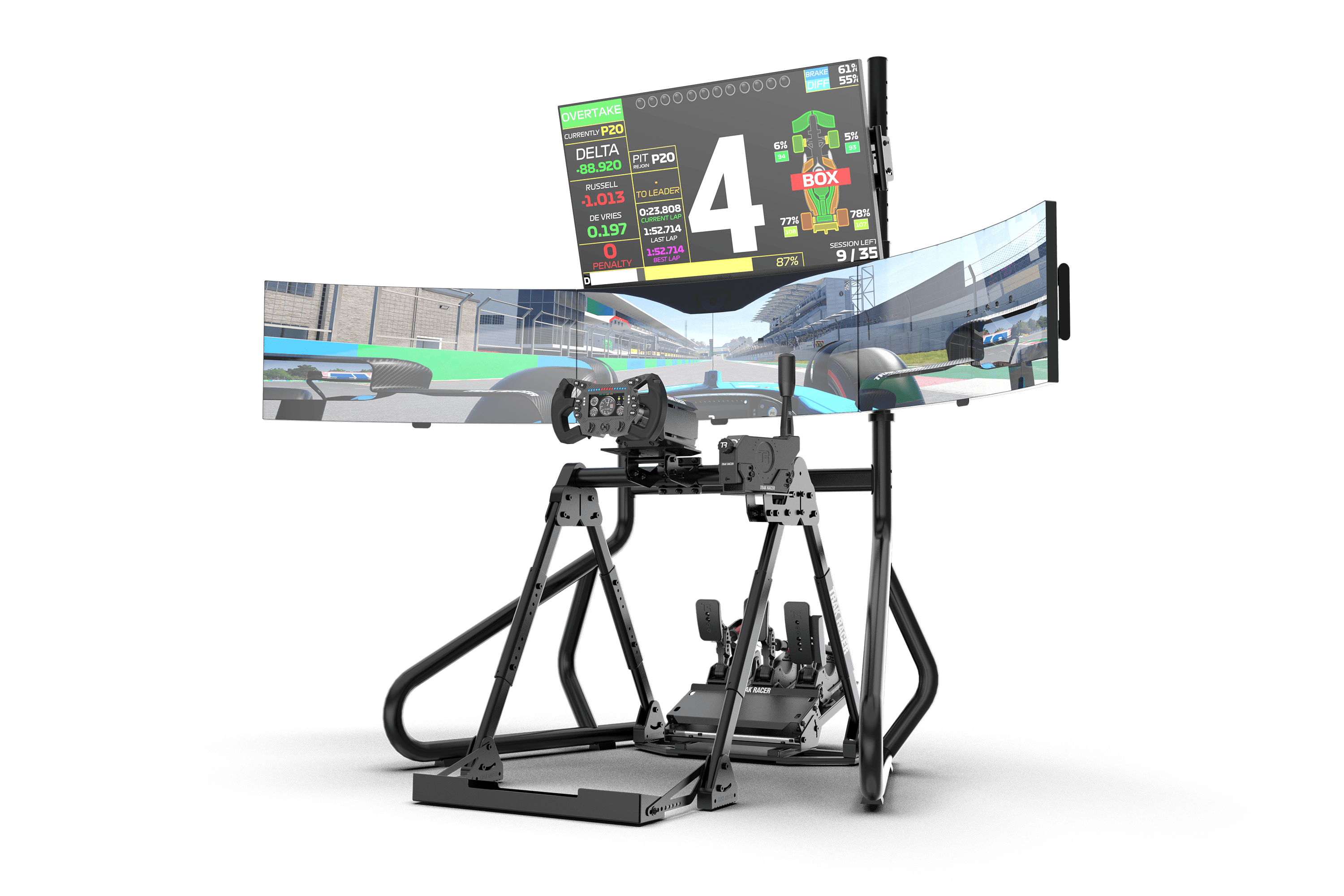 Trak Racer FS3 V3 Wheelstand for Sim Racing Simulator with Office Wheel ...