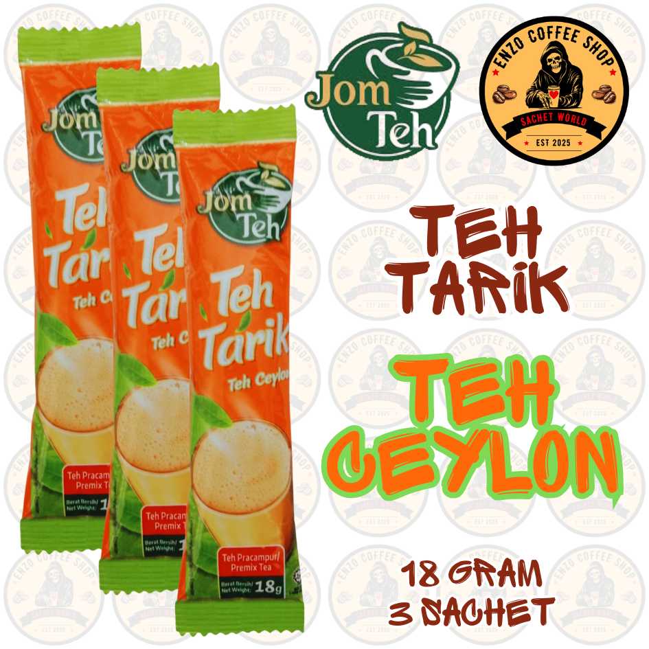 JOM TEH / TEH TARIK / TEH CEYLON / INSTANT MILK TEA DRINK LOOSE PACK ...