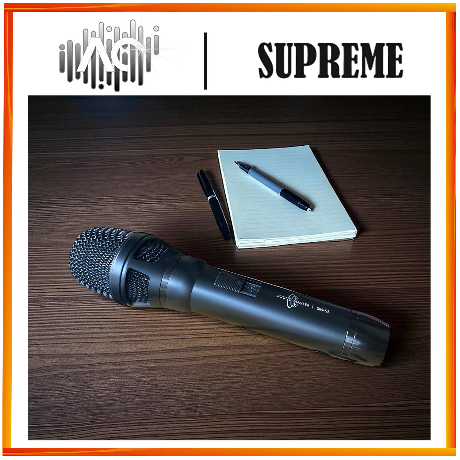 Supreme SM-55 Professional Voice Microphone | Shopee Malaysia