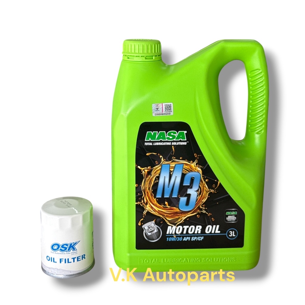 3 Liter NASA M3 SP 10W/30 10W 30W Engine Oil Minyak Enjin With Oil ...