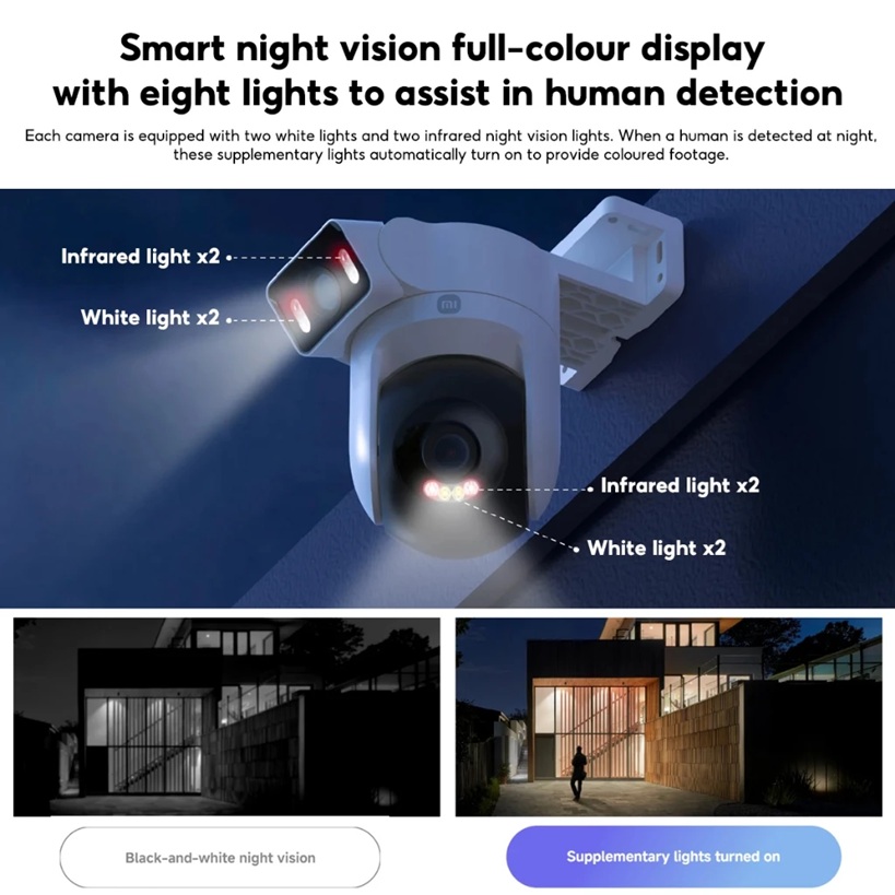 MYSET Global Xiaomi CCTV Outdoor Camera CW500 Dual | 4MP Dual 2.5K ...