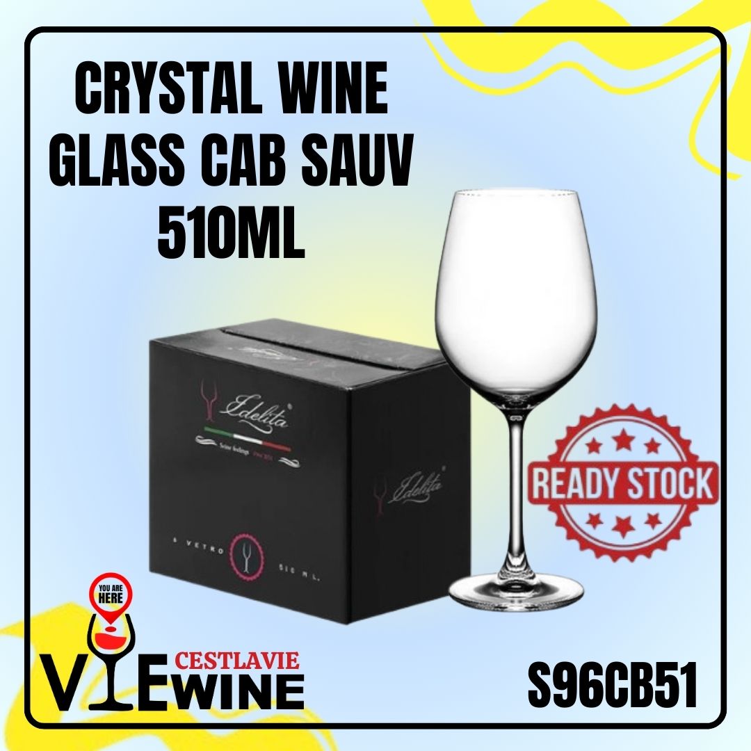 VIEwine Crystal Cab Sauv Red Wine Glass 510ml S96CB51 1 pcs ( Ready ...