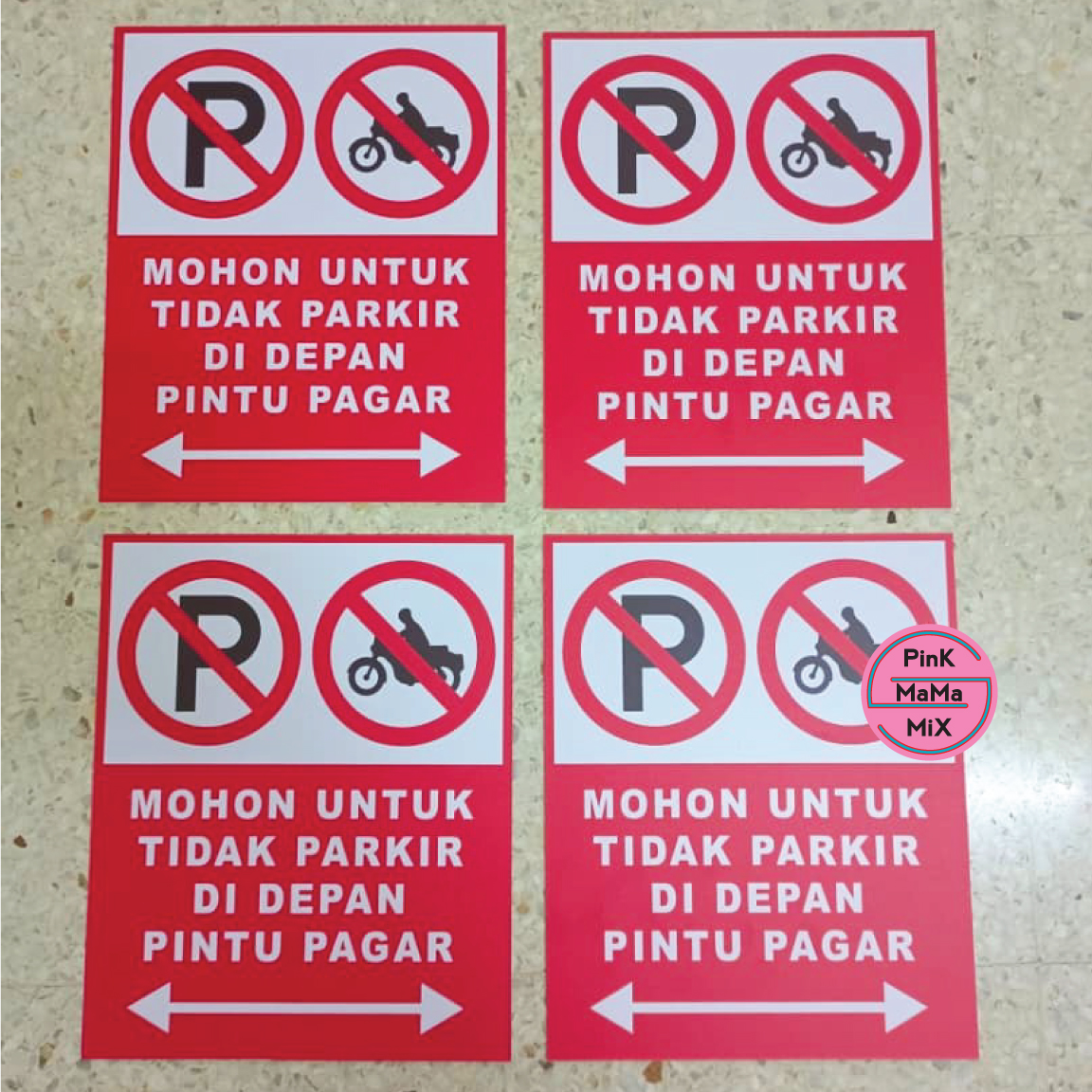 No Parking Sign Board / Papan Tanda Dilarang Parkir | Shopee Malaysia