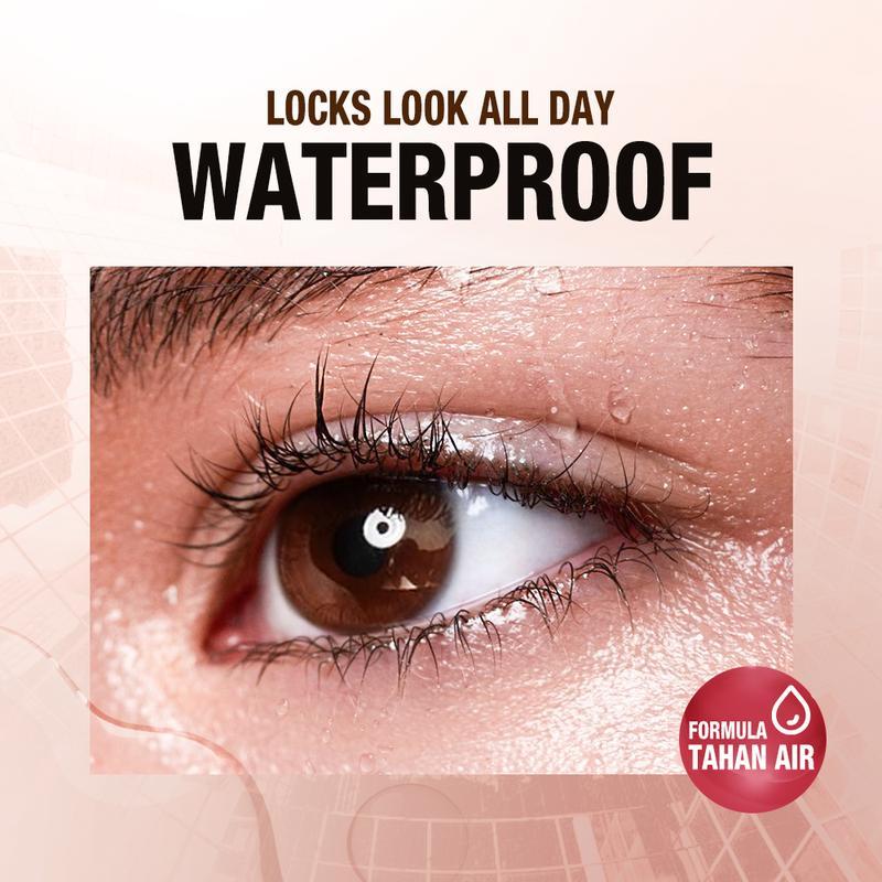 LESSXCOCO Wide-Angle Long-Curling Mascara Curling Waterproof Sweat ...