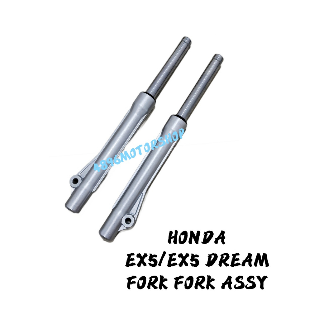 100% ORIGINAL HONDA EX5 DREAM W100 FORK SET FRONT DEPAN ABSORBER HIGH POWER WAVE100 BSH HP ORI ...