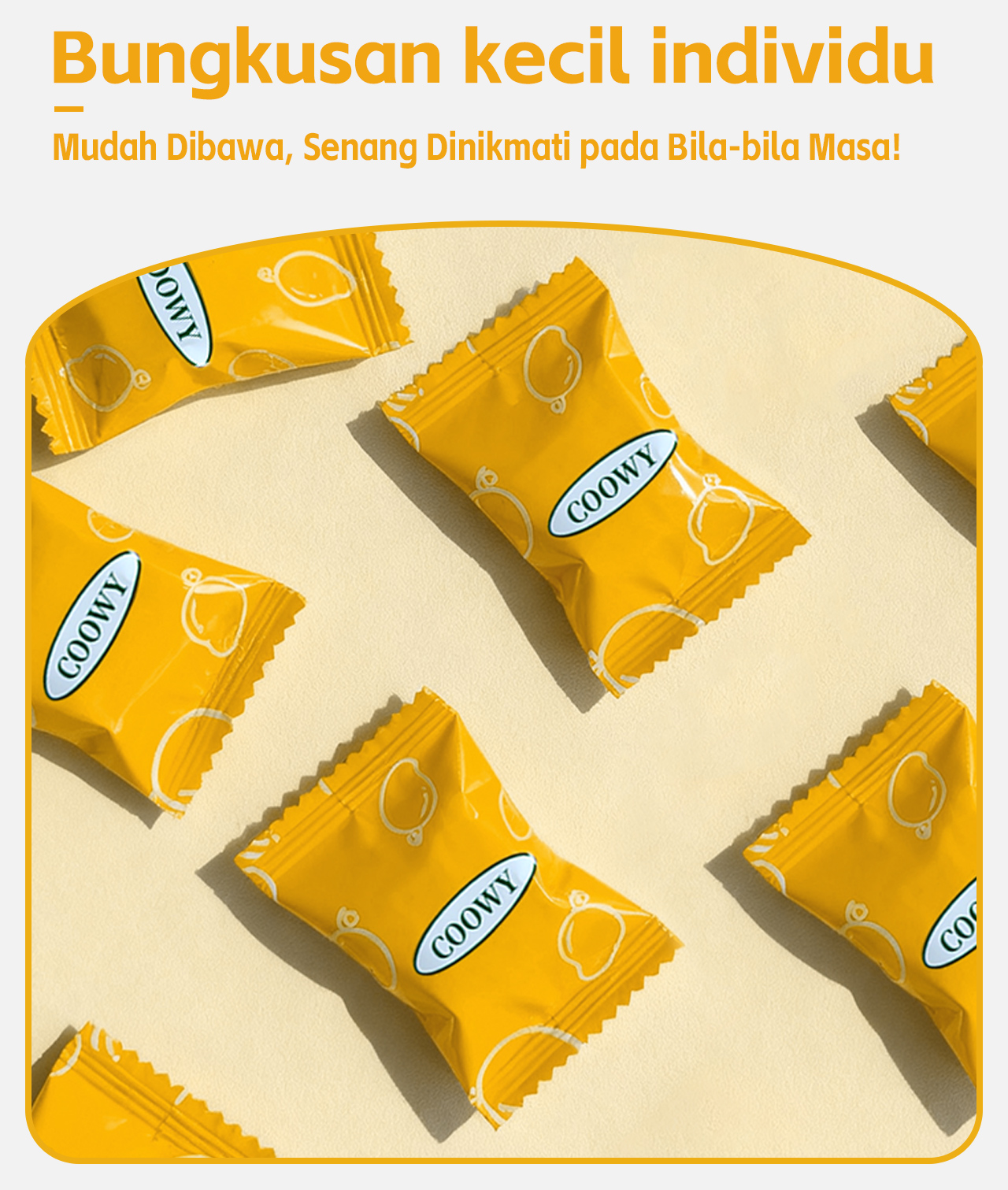 Coowy[COD]Cube mango gummy Beg Hadiah Gummies Berisi Jus Mangga, Halal ...
