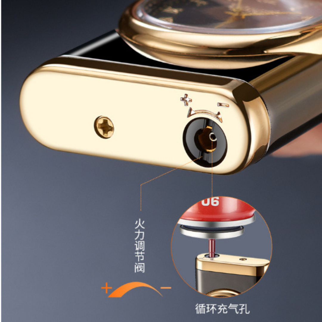 Watch lighter - Luxurious windproof lighter Watch lighter with ...