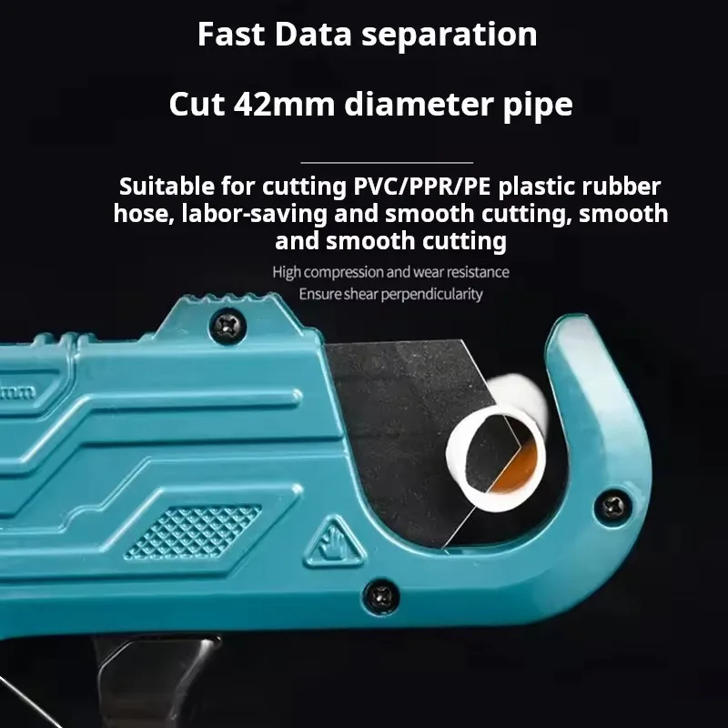 42mm Plastic Pipe Cutter for PPR PVC PP Pipes, Heavy Duty Quick Cut ...