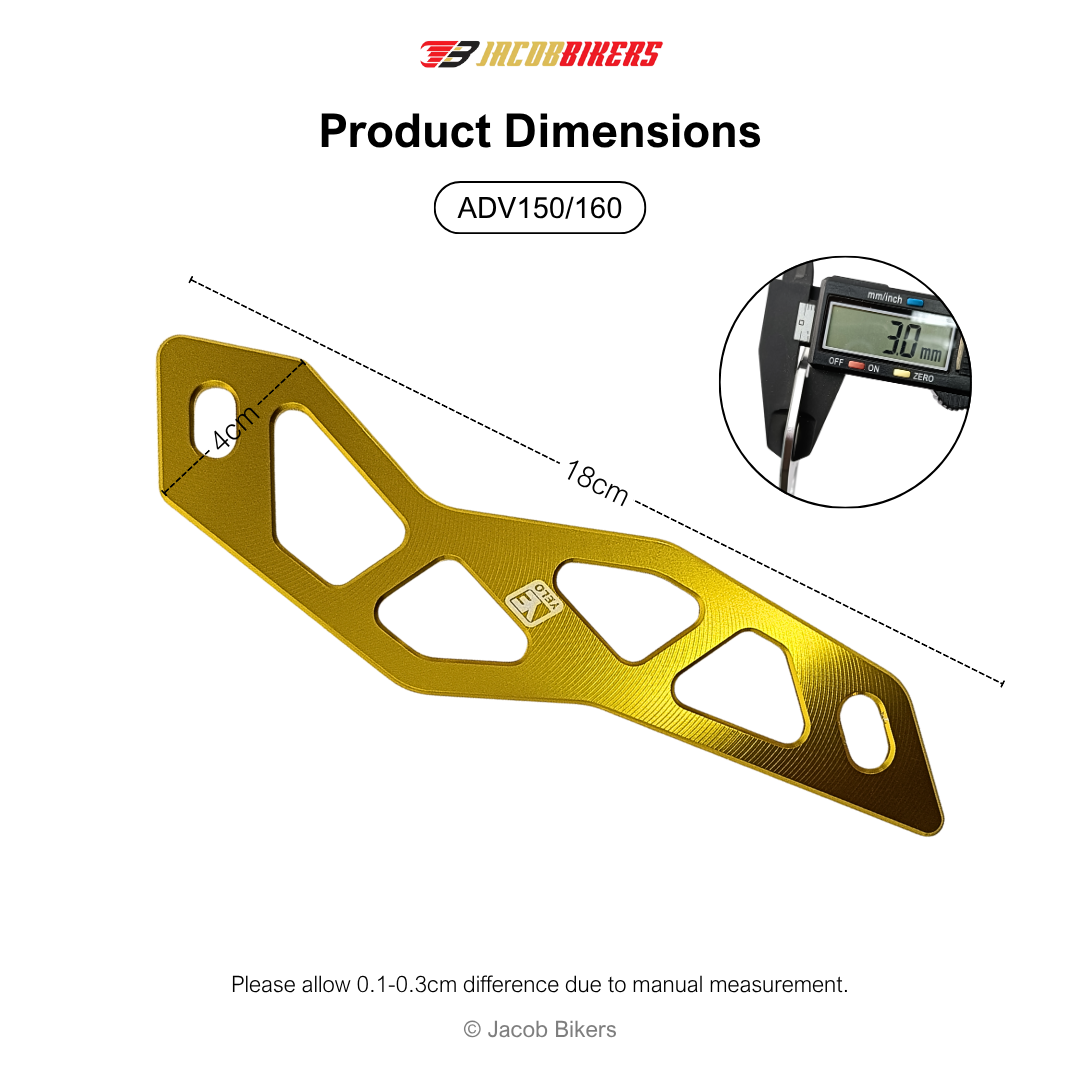 Honda ADV150 ADV160 Windshield / Visor Bracket | Silver / Red / Blue ...