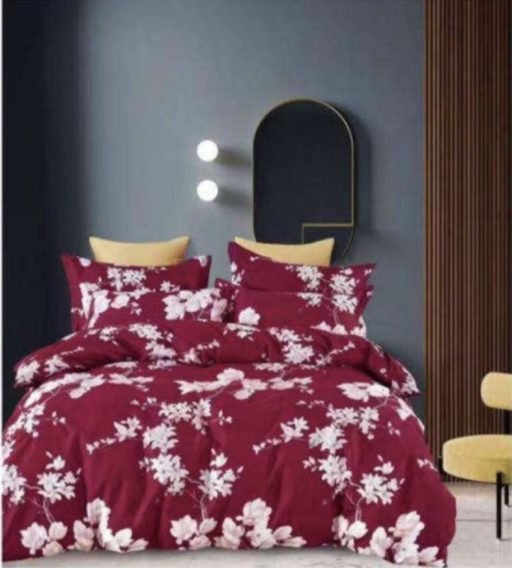 COMFORTER TEBAL SET 7pcs TOTO Queen cadar ada getah⭐️ DUAL COLOR dan ...