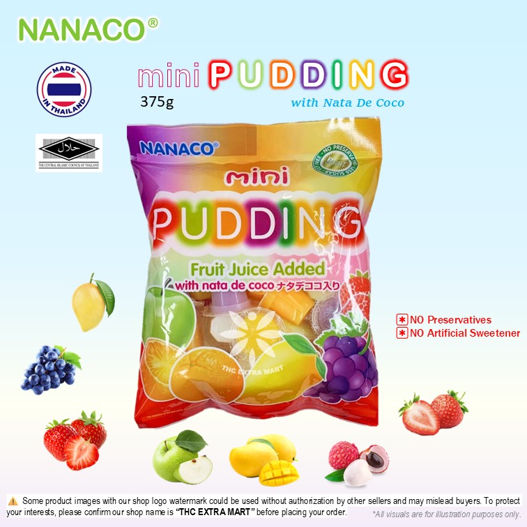💥Promotion💥 [Thailand] Halal NANACO Assorted Fruity Mini Pudding with ...