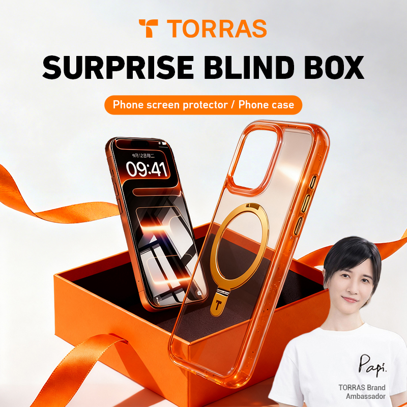 TORRAS Phone Case or Screen Protector Mystery Box For iPhone 17/16/15 ...