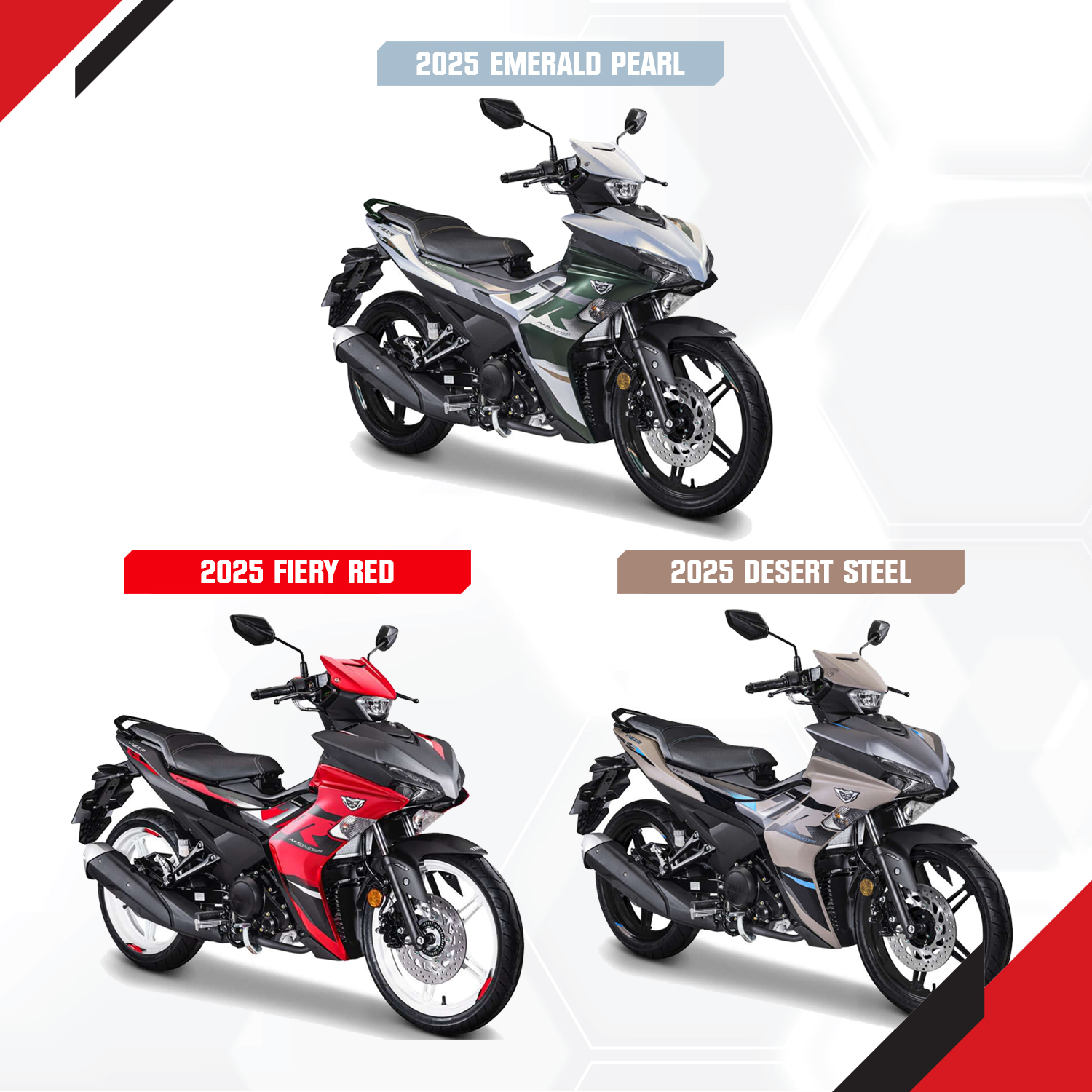 Yamaha Original Y16ZR Y16 ABS Front Panel Dada Depan Body Cover Set ...