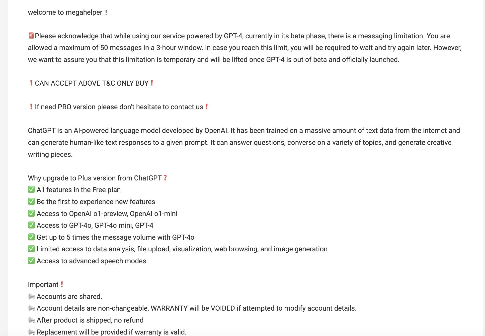 Chat with GPT Assist Plus Get Assignment | Shopee Malaysia